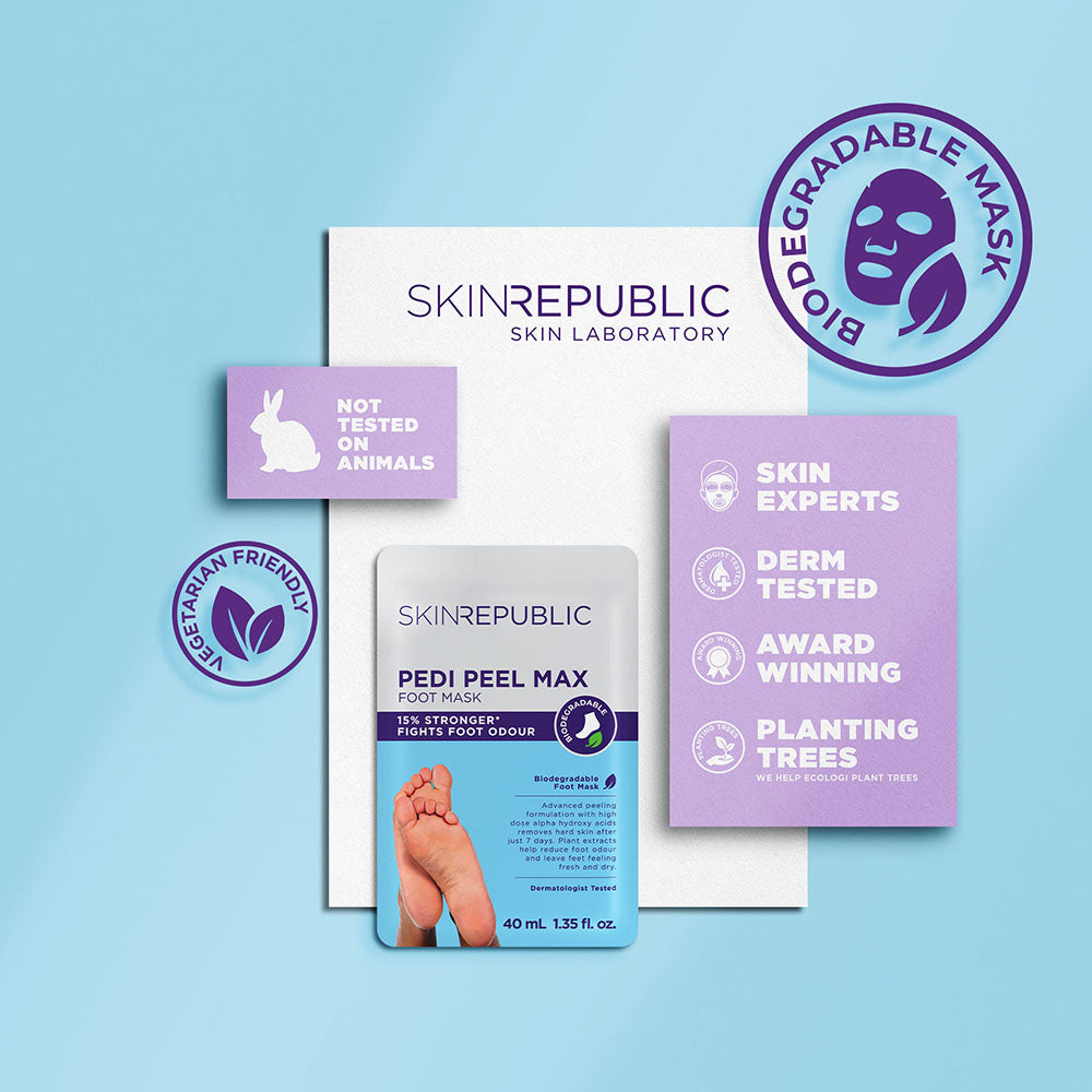 Pedi Peel Max | Foot Mask | Skin Republic - Skin Republic Australia