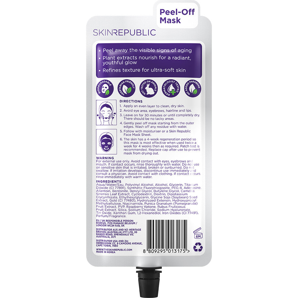 24K Gold Peel-Off Face Mask | Gold Facial Mask | Skin Republic - Skin ...