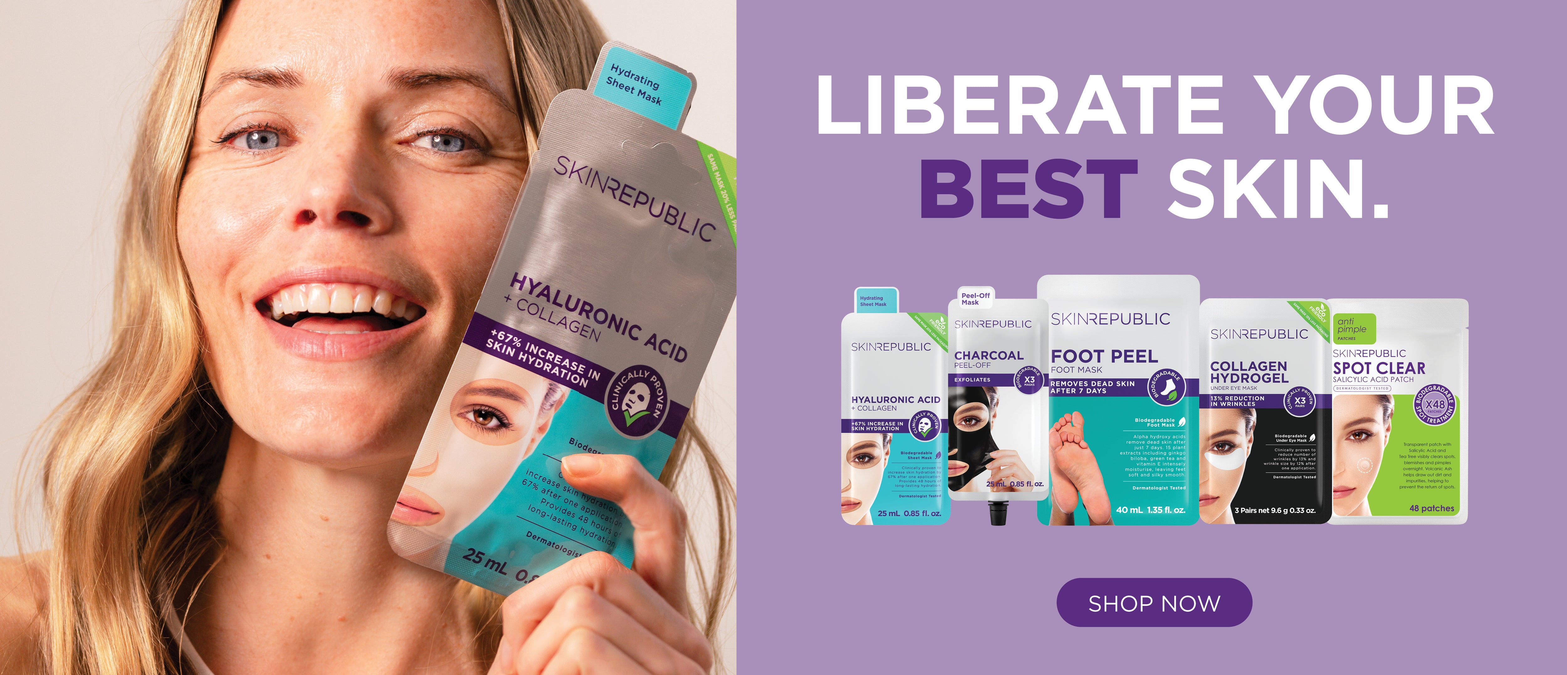 Skin Republic | Dermatologically Tested Face Masks