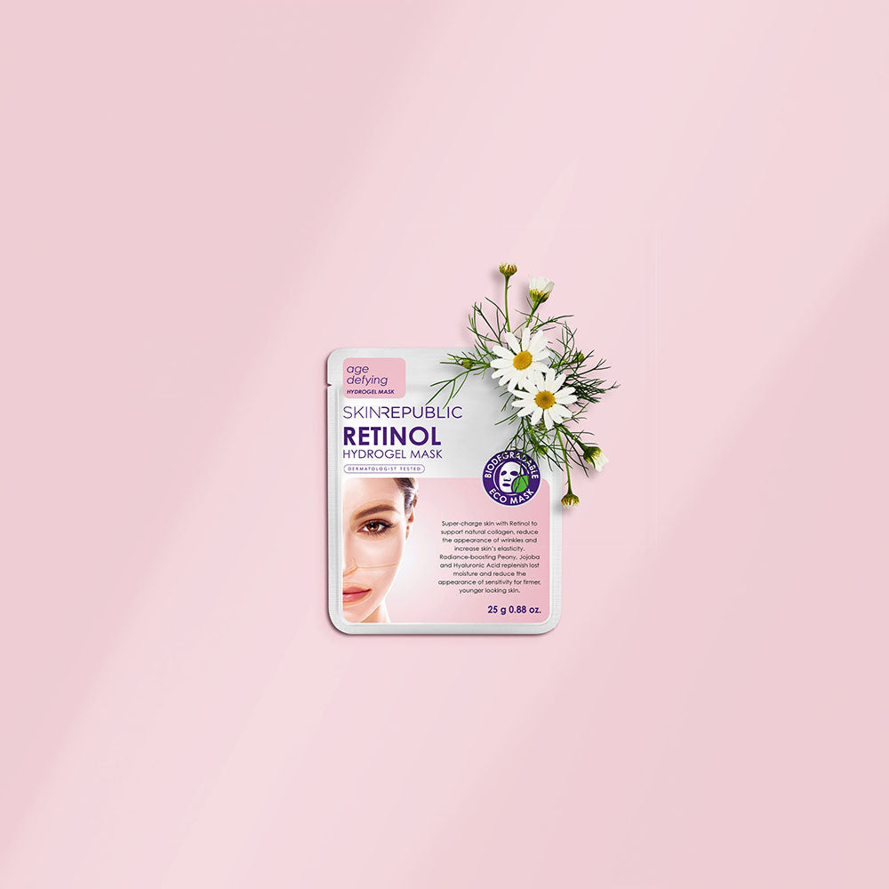 Retinol Hydrogel Face Mask | Anti-Ageing Face Mask | Skin Republic ...